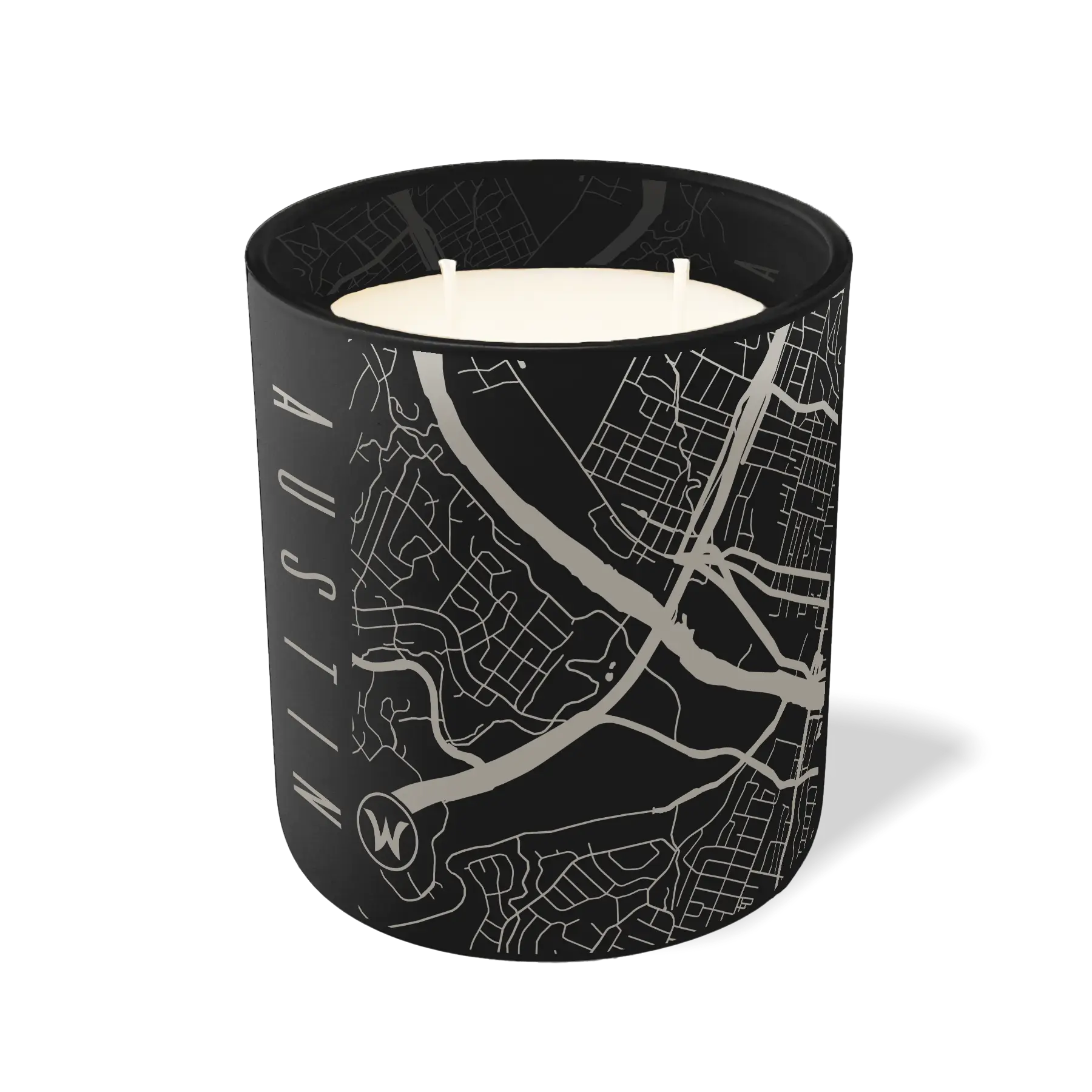 Custom Austin Map - 12 oz Candle Studio Series | Wild Journey
