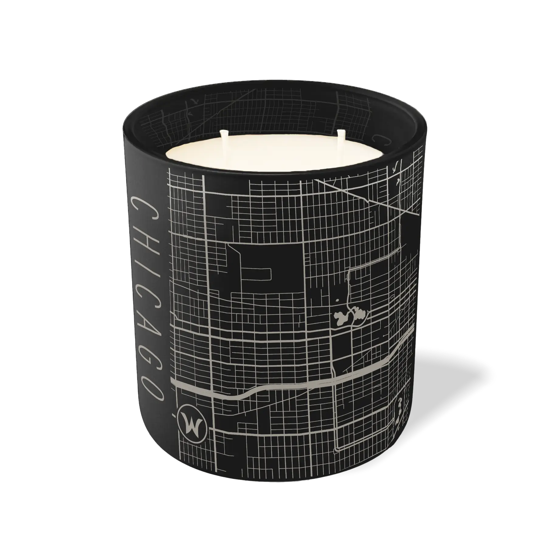 Custom Chicago Map - 12 oz Candle Studio Series | Wild Journey